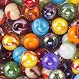 Amazon.com: Mega Marbles SET OF 24 ASSORTED BULK - 1" SHOOTER MARBLES ...