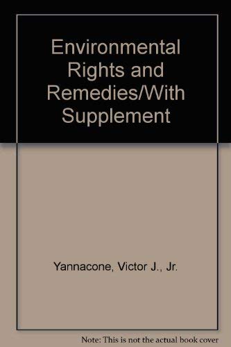 Amazon.co.jp: Environmental Rights and Remedies/With Supplement ...