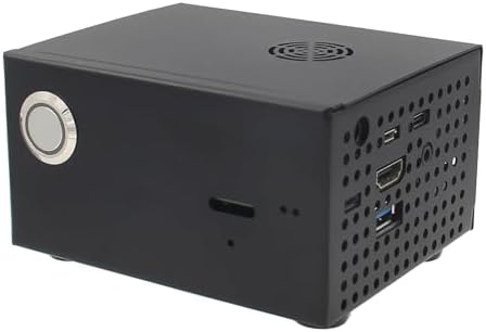 Amazon.com: Geekworm X820-C6 Metal Case with Power Switch and Cooling ...