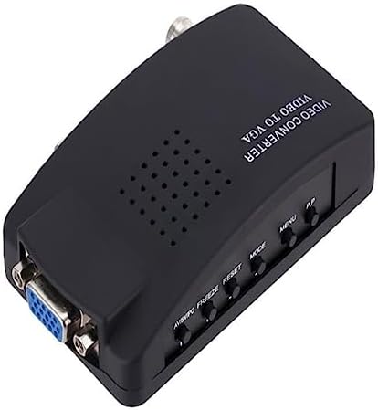 Amazon.com: XMSJSIY BNC to VGA Video Converter, S-Video Input to VGA ...