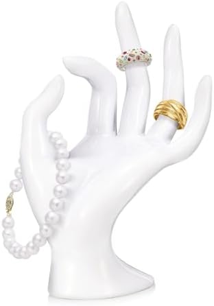 Amazon.com: AISIBO Hand Form Ring Holder, Jewelry Hand Display Stand ...