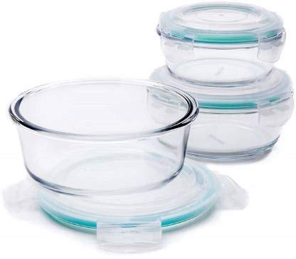 Buy Macron Round Storage Jar/Containers For Grocery,Chopped Fruit ...