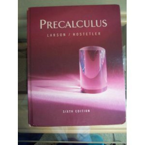 Pre-Calculus 6th Edition: Larson, Ron: 9780618542031: Amazon.com: Books