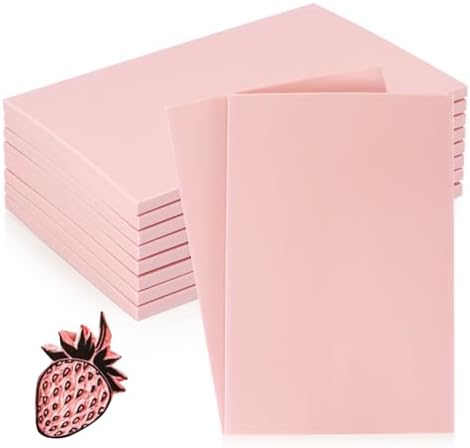 Amazon.com: butterfunny 10 Pack 4" x 6" Pink Rubber Linoleum Blocks ...