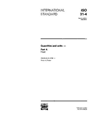 ISO 31-4:1992, Quantities and units - Part 4: Heat: International ...