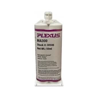 Amazon.com: PLEXUS MA300 Black Two-Part Base & Accelerator (B/A) METHACRYLATE Adhesive - 50 ML ...