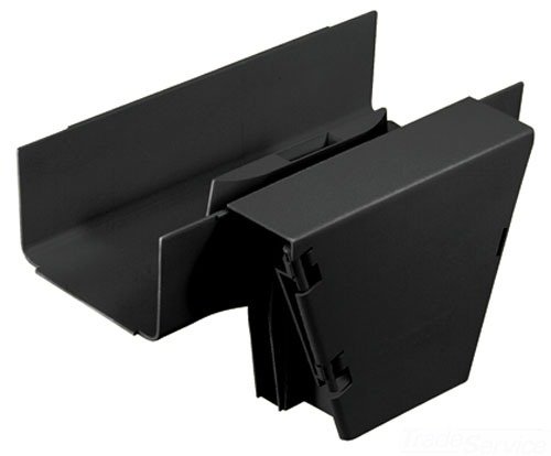 Panduit FRVT6X4BL Vertical Raceway Tee Fitting, Black - Conduit ...