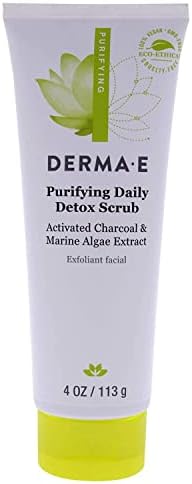 Amazon.com: DERMA E Purifying Daily Facial Detox Scrub with Activated ...