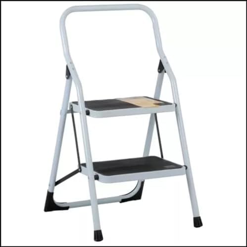 Surtek ETT2 Surtek Escalera tubular plegable tipo taburete de acero de ...