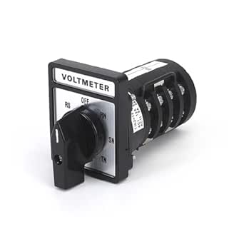 Amazon.com: CHEWYZ C178-4V Voltmeter 7 Positions 4 Phases Silver ...