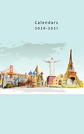 Amazon.com: Calendars 2020-2021: Two Years Planner 24 Month for ...