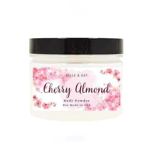 Amazon.com: Body Dusting Powder for Men & Women Scented Cherry Almond ...