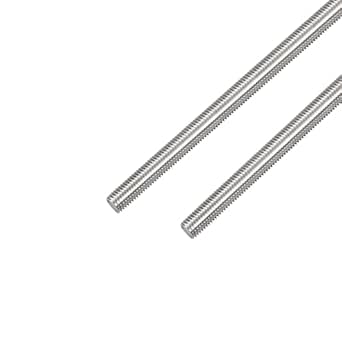 HiPicco Fully Threaded Rod M3 x 300mm 0.5mm Thread Pitch, 2 Pack 304 ...