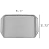 Amazon.com | Anbers Set of 4 Plastic Serving Tray/Cafeteria Fast Food ...