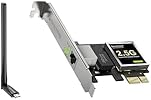 Amazon.com: BrosTrend 2.5Gb Network Card, PCIe Network Adapter RJ45 NIC ...