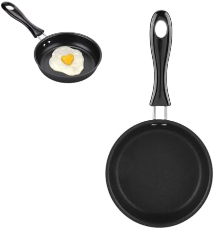 LIAMGUS Small Frying pan, Mini Frying Pan for One Egg, Non-Stick Frying ...