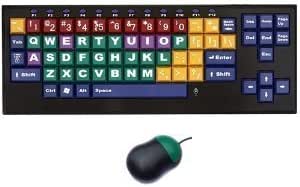 Amazon.com: Kids Big Keys Kinderboard Keyboard and 1 Button Mouse Combo ...