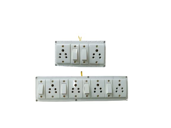 Buy Extension Board Multi Outlet Electrical Switch Board with 2 Anchor ...