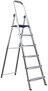 Amazon.com: Svelt 6452400392 Domestic Aluminium Ladder 6 Steps 1.50 H ...