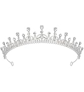 Amazon.com : SWEETV Green Queen Crown and Princess Tiaras Adult,Crystal ...
