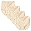INNERSY Mutande Senza Cuciture Donna Beige Vita Alta Slip Microfibra ...