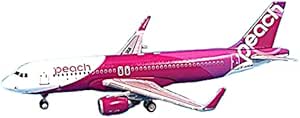 Amazon.co.jp: CROSSWING（クロスウイング） 1/500 エアバス A320 ピーチ・アビエーション JA824P : ホビー