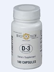 Amazon.com: Bio Tech D3 Plus 60 Cápsulas : Salud y Hogar