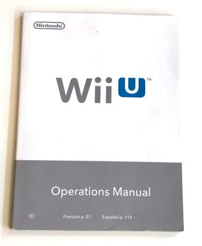 Nintendo WII U Operations Manual: Nintendo: Amazon.com: Books