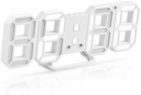Amazon.com: Lily's Home Minimalist LED Clock with 3 Adjustable ...