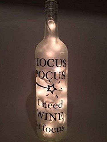 Amazon.com: Hocus Pocus Wine Bottle Light : Handmade Products