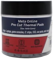 Amazon.com: 100 Piece Pre Cut Thermal Pads for Small Coils and Mosfets, Perfect for Game ...