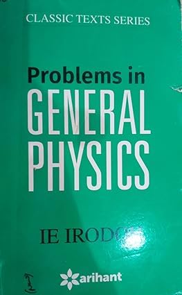 Buy Problems In General Physics By IE Irodov (Second Hand & Used Book ...