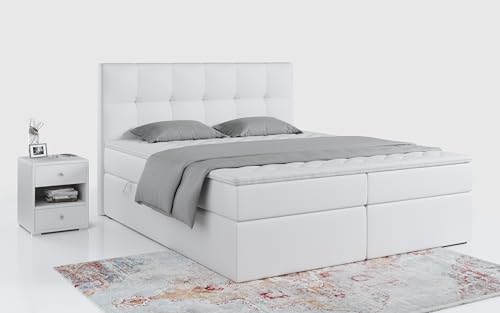 Boxspringbett 140x200 Wei