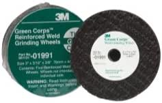 Amazon.com: 3m 3M-1991 Green Corps Reinforced Weld Grinding Wheel 01991 ...