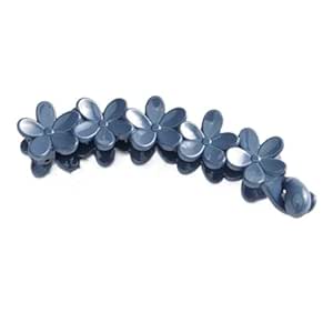 Amazon.com : Flower Banana Hair Clip,Strong Hold Ponytail Holder Non Slip Banana Clips Matte ...