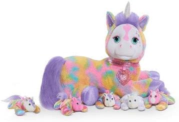 Amazon.com: Just Play Exclusive Toys R Us Unicorn Surprise Stuffed ...