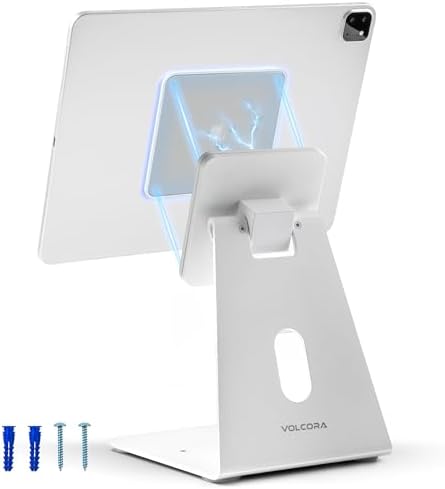 Amazon.com: Volcora Universal Magnetic Tablet Stand for Desk Wall Mount ...