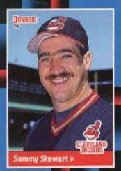 Amazon.com: 1988 Donruss Baseball Card #596 Sammy Stewart ...