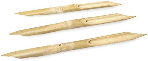 Amazon.com: AUEAR, 3 Pack Bamboo Double Head Pointed Stylus Pen Reed ...