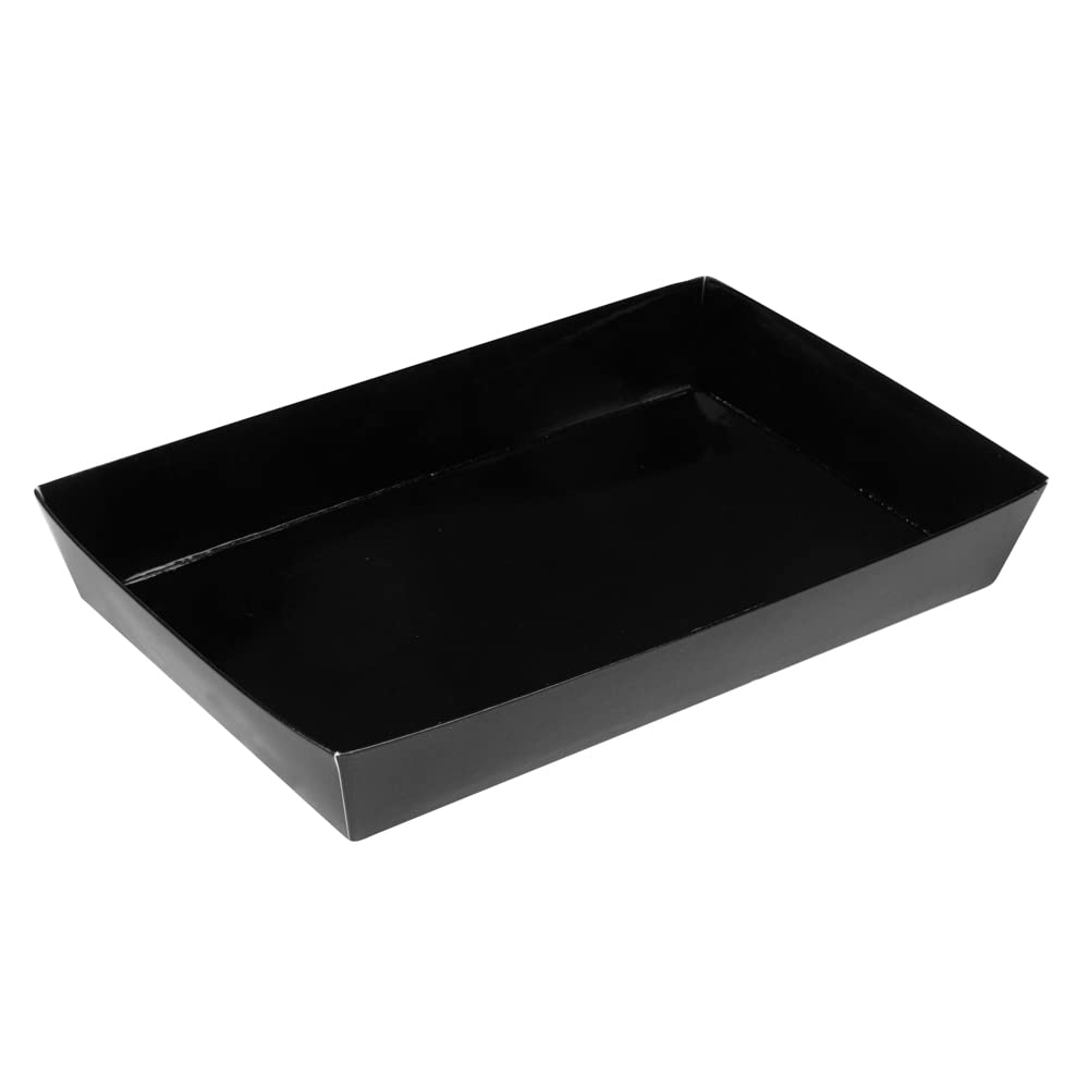 Restaurantware Matsuri Vision Rectangle Black Paper Large Sushi Tray ...