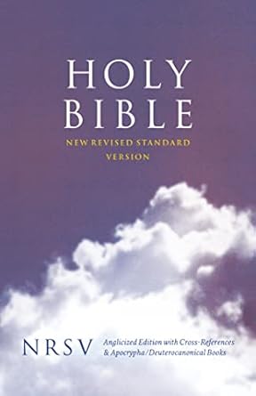 Holy Bible: New Revised Standard Version (NRSV) Anglicised Cross ...