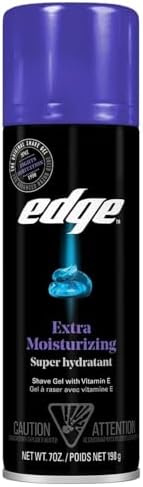 Amazon.com : Edge Extra Moisturizing Shaving Gel, 198g : Edge Shaving ...
