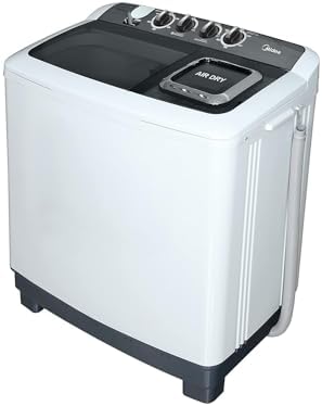 Midea 12 kg Twin Tub Washing Machine with 400 RPM Spin Speed | Model No ...