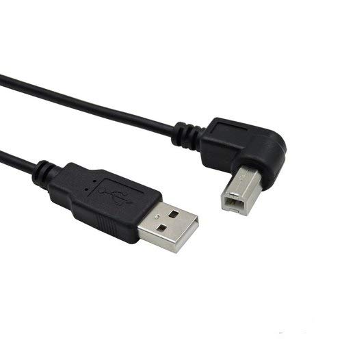 USB Printer L Shaped Right Copper Cable USB Type A to B Cable 1.5M / 1. ...