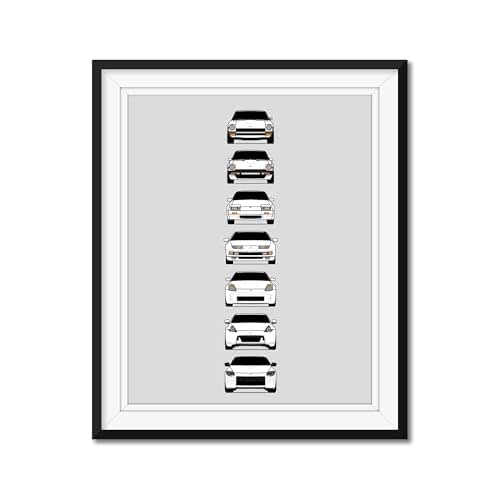 Amazon.com: CUSTOMIZABLE COLOR: Custom Car Posters History of Nissan Z ...