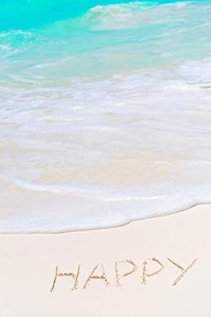 Happy: Beach Themed Notebook Gift Ideas For Beach Lovers Or Ocean ...