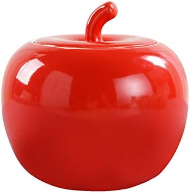 Amazon.com | Mozacona Ceramic Apple Shape Container Sugar Bowl Candy ...