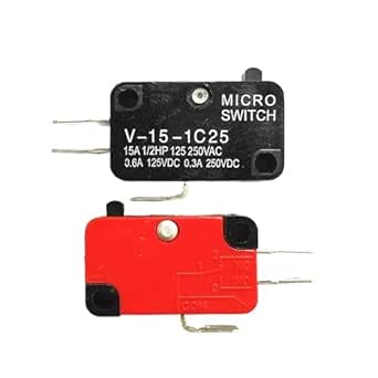 1PCS Silver Contact Travel Micro Switch V-15 151 152 153 154 155 156-1C25 2C25 Linkage Switch ...