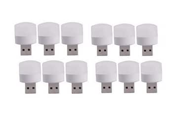 Buy Green Tales USB Night Light, Plug in Small Led Nightlight Mini Portable for Pc Car Bulb ...