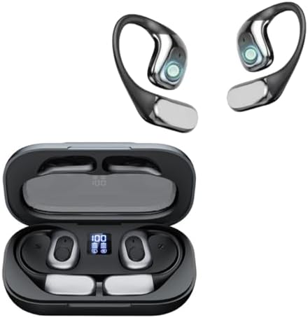 Amazon.com: Fenpos Bluetooth Open Ear Wireless Earbuds, On Ear ...